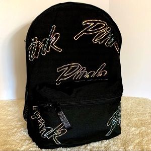 PINK Victoria's Secret | Bags | Victorias Secret Backpack Bling ...